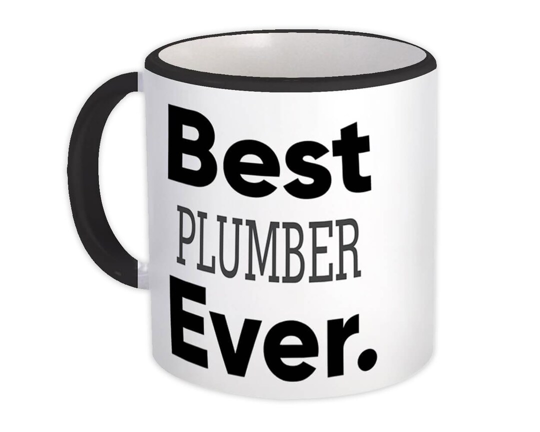 Best PLUMBER Ever Mug Gift Occupation Office Coworker Work Christmas ...