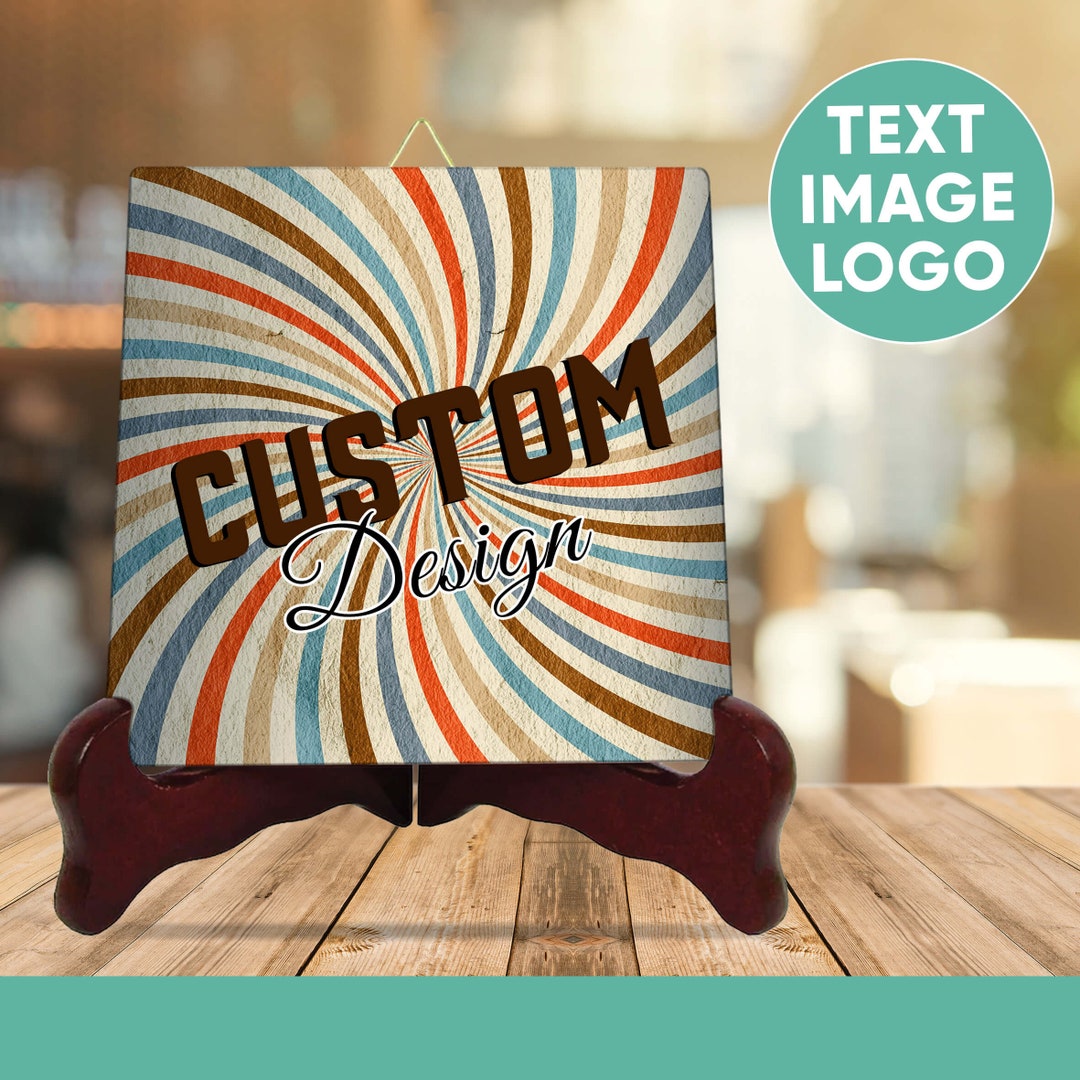 Personalized Ceramic 8"x8"in Tile Customized Decorative Photo Pet ...