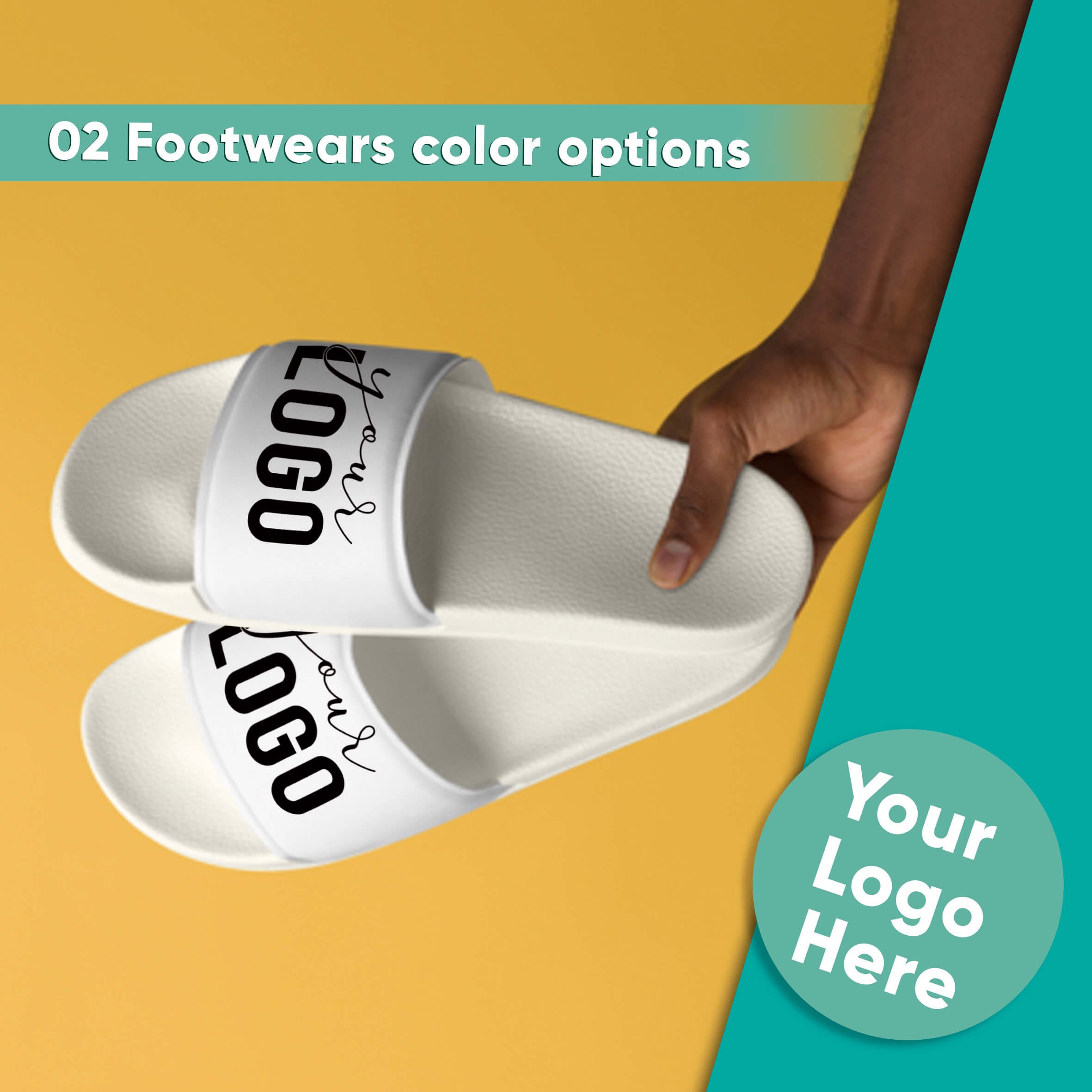 Customizable Men Slides, Personalized Slides Comfy Cushioned, Slides ...