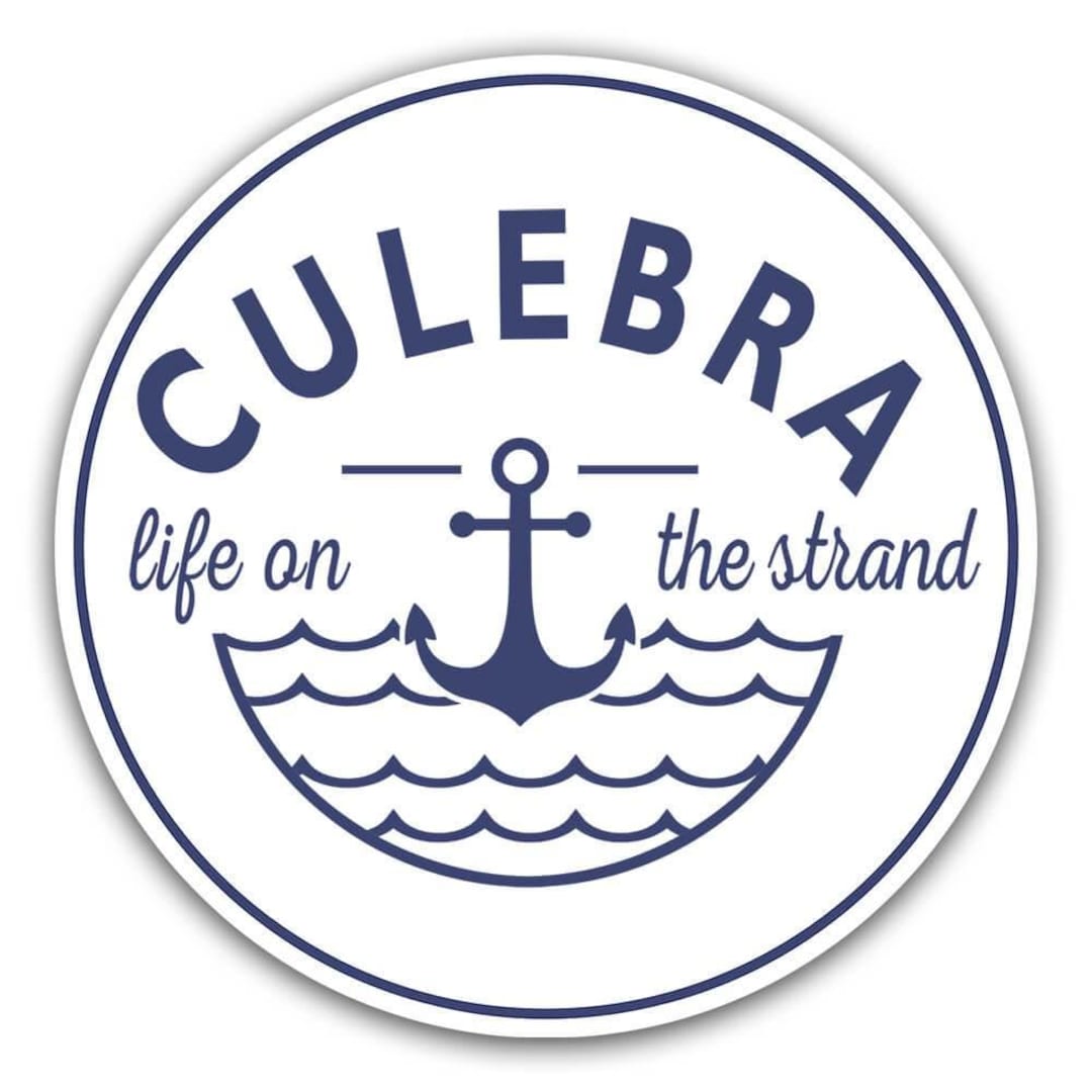 Culebra Life on the Strand Sticker Gift Beach Travel Souvenir Puerto ...