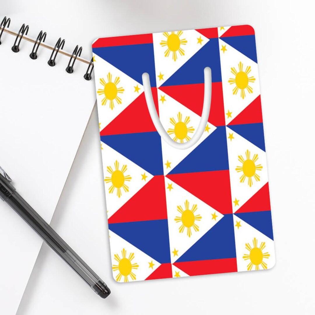 Philippine Flag Philippines Bookmark Rectangular Aluminum Gift Seamless ...