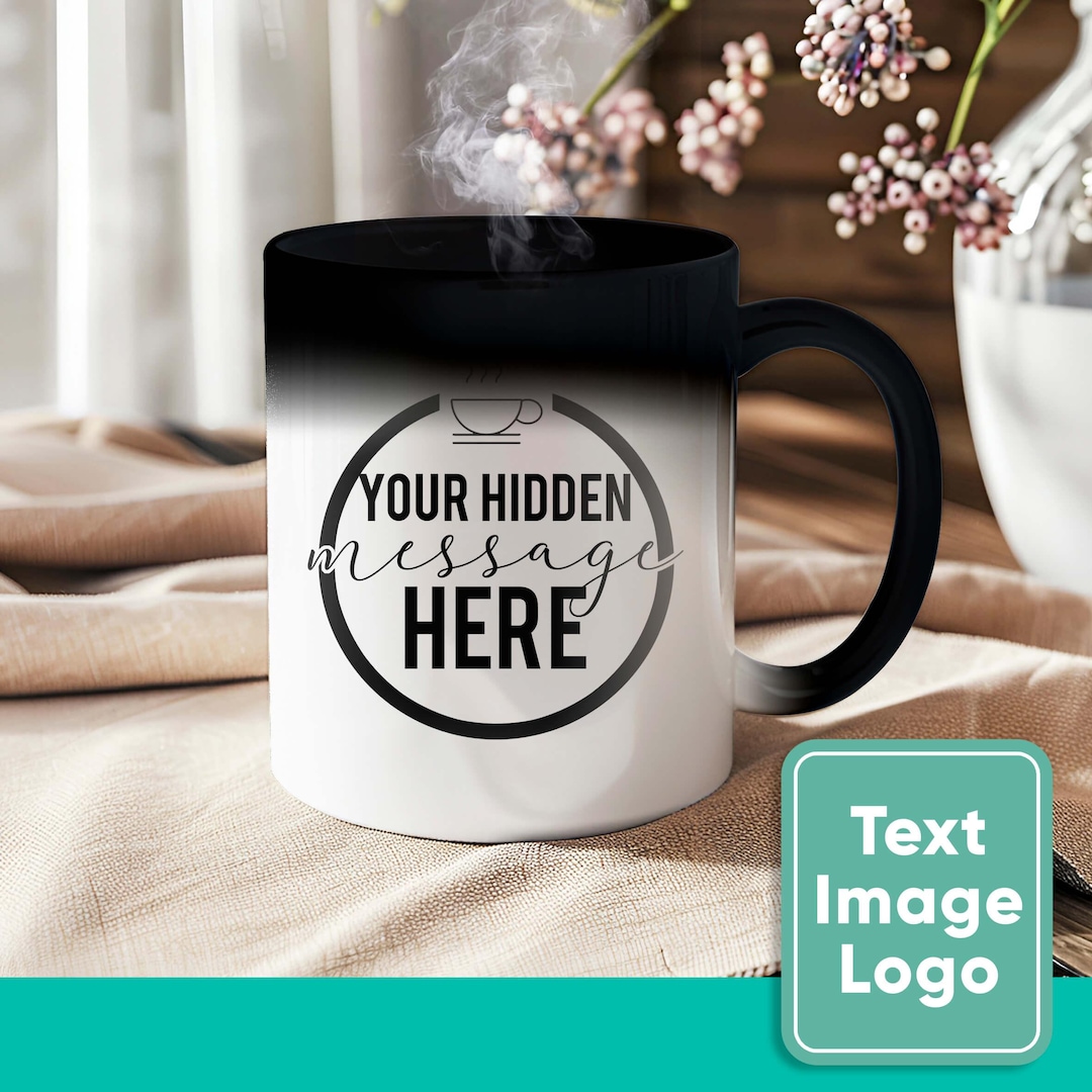 Personalized Color Changing Mug Custom Heat Sensitive Coffee Cup Unique ...