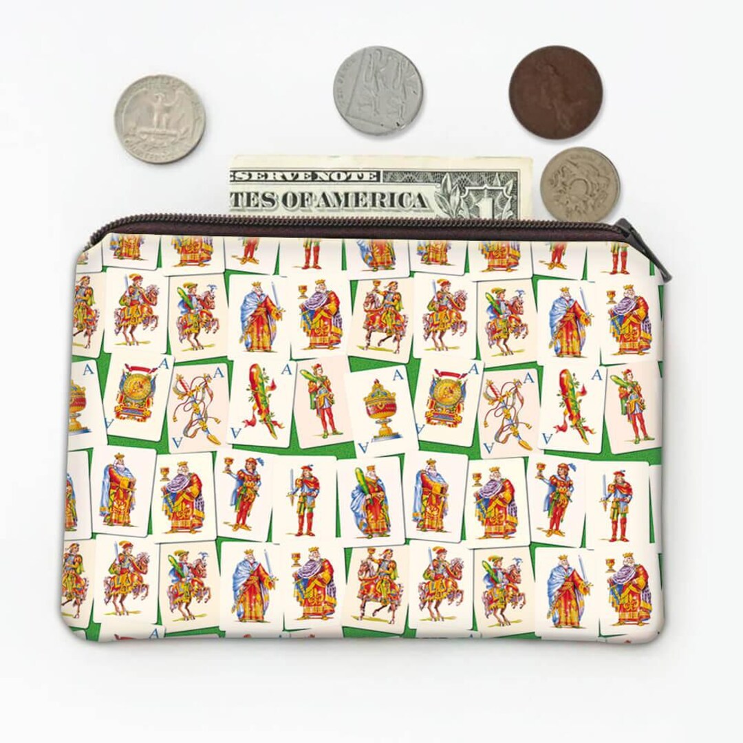 Paying Cards Ace Coin Purse Gift Pattern King Knight for Player Cards ...