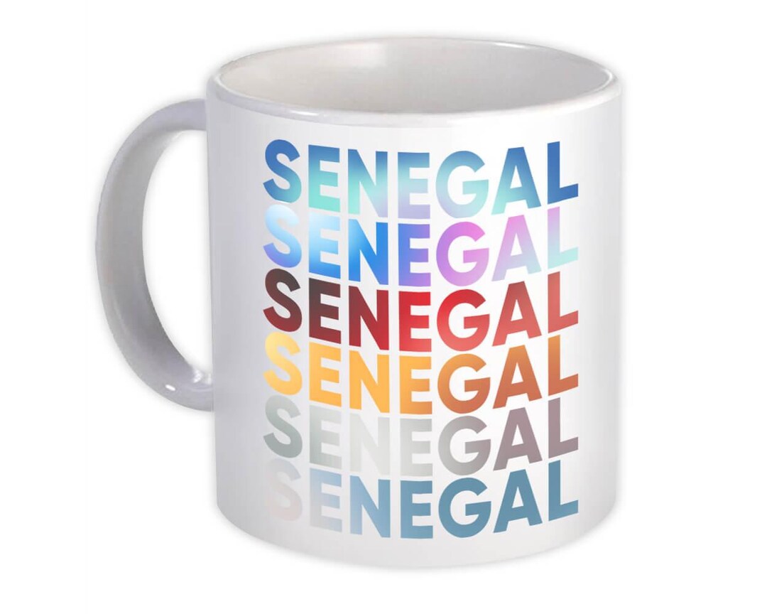 Senegal Gradient Name Cold Colors - Etsy
