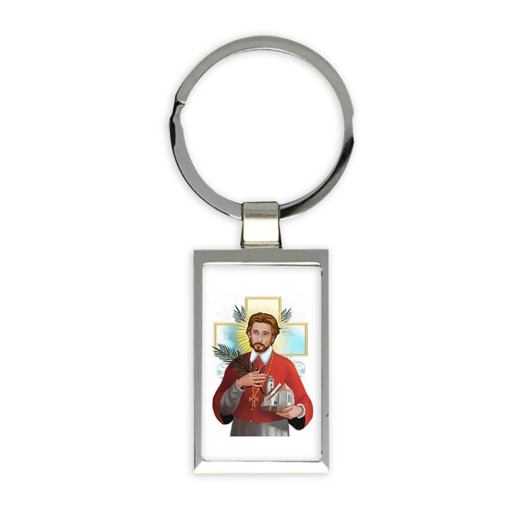 Saint Marko Krizin Gift Rectangular Keychain Catholic Croatian Priest ...