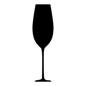 Fridge Champagne Glass Chalkboard Sticker Refrigerator Shapes Labels ...