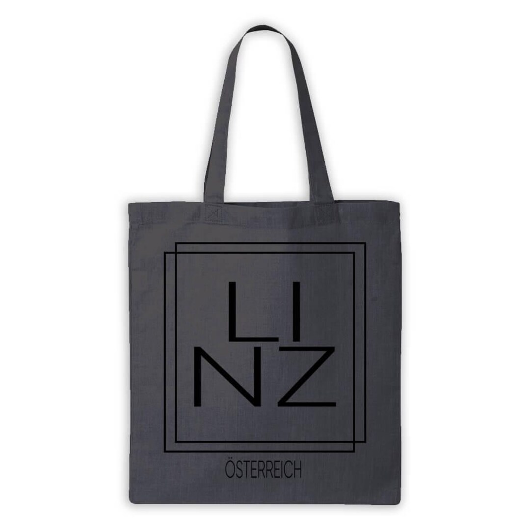 LINZ Austria Standard Tote Bag Gift Square Modern Minimalist Font - Etsy