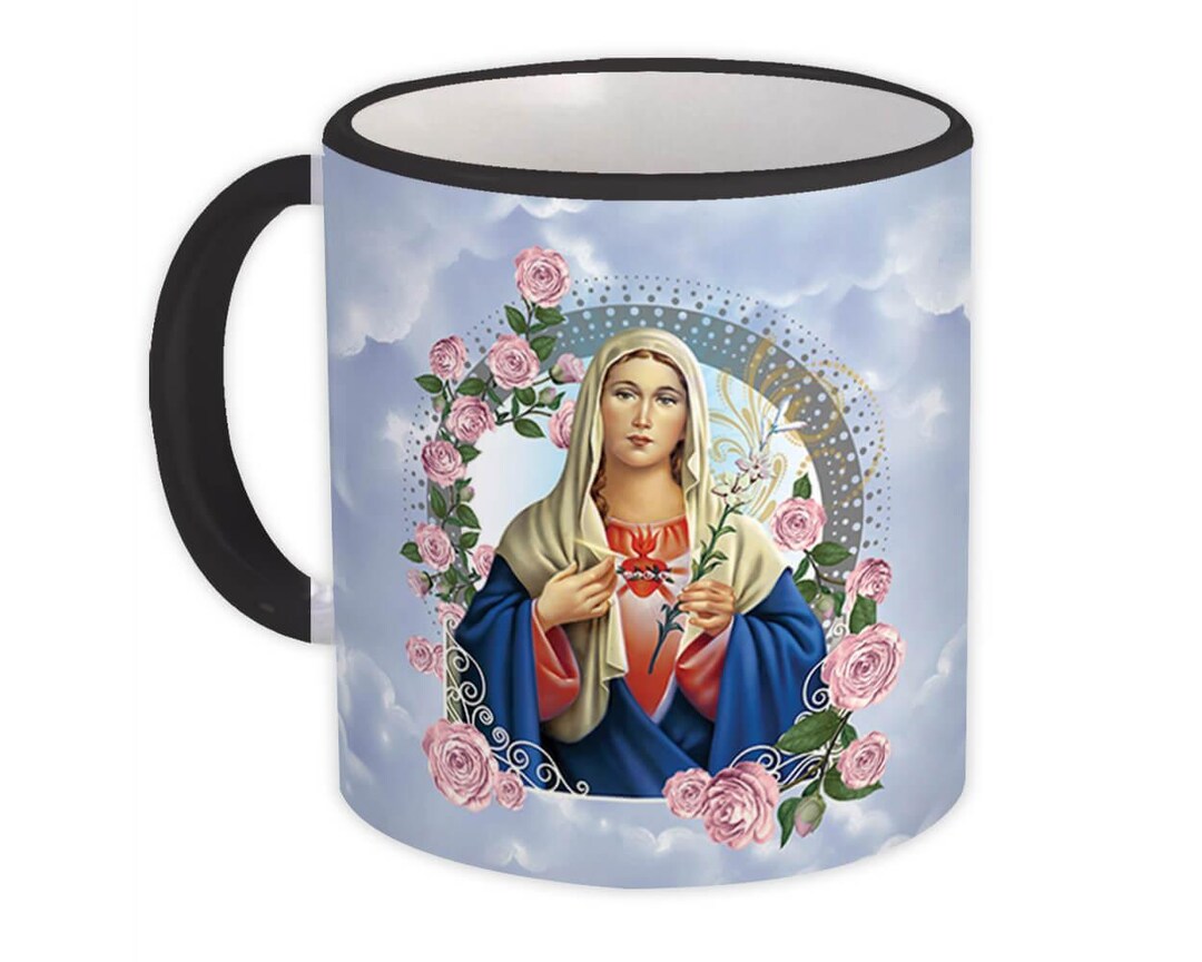 Immaculate Heart of Mary Mug Gift Catholic Religious Virgin Saint ...