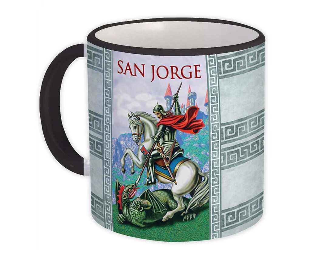 San Jorge Mug Gift Catolica Catolico Santo Religiosa - Etsy