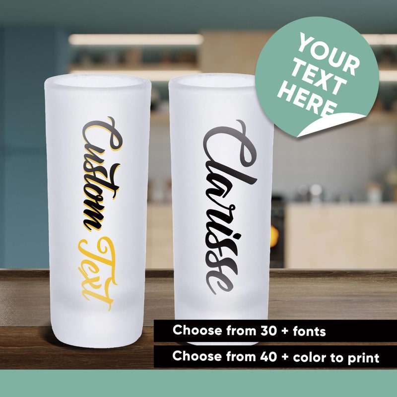 Frosted Glasses - Etsy