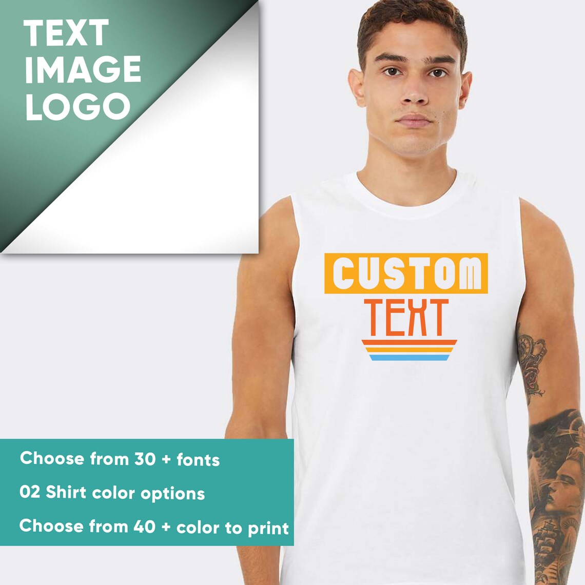 Personalized Muscle Shirt Customized Muscle Shirt Gym Sport Team ...