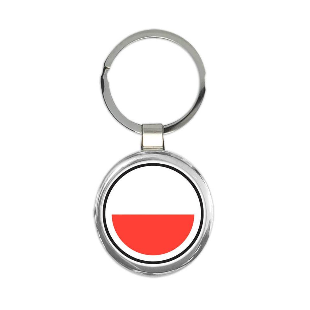 Poland Gift Round Keychain Flag Never Underestimate the Power Polish ...
