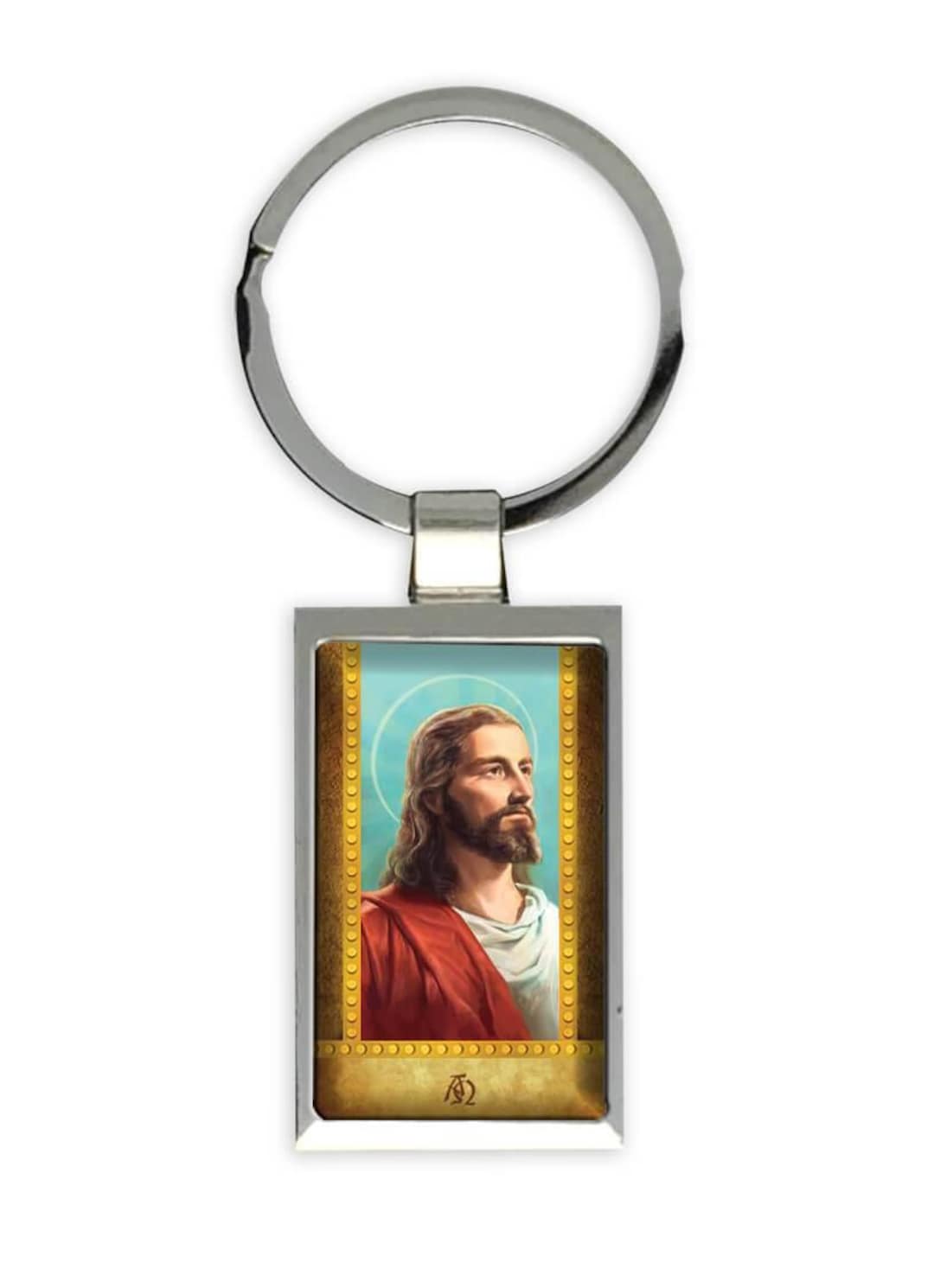 Jesus Gift Rectangular Keychain Catholic Religious Prayer Religion ...