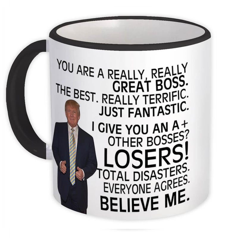 Funny Mug for Boss Trump - Etsy