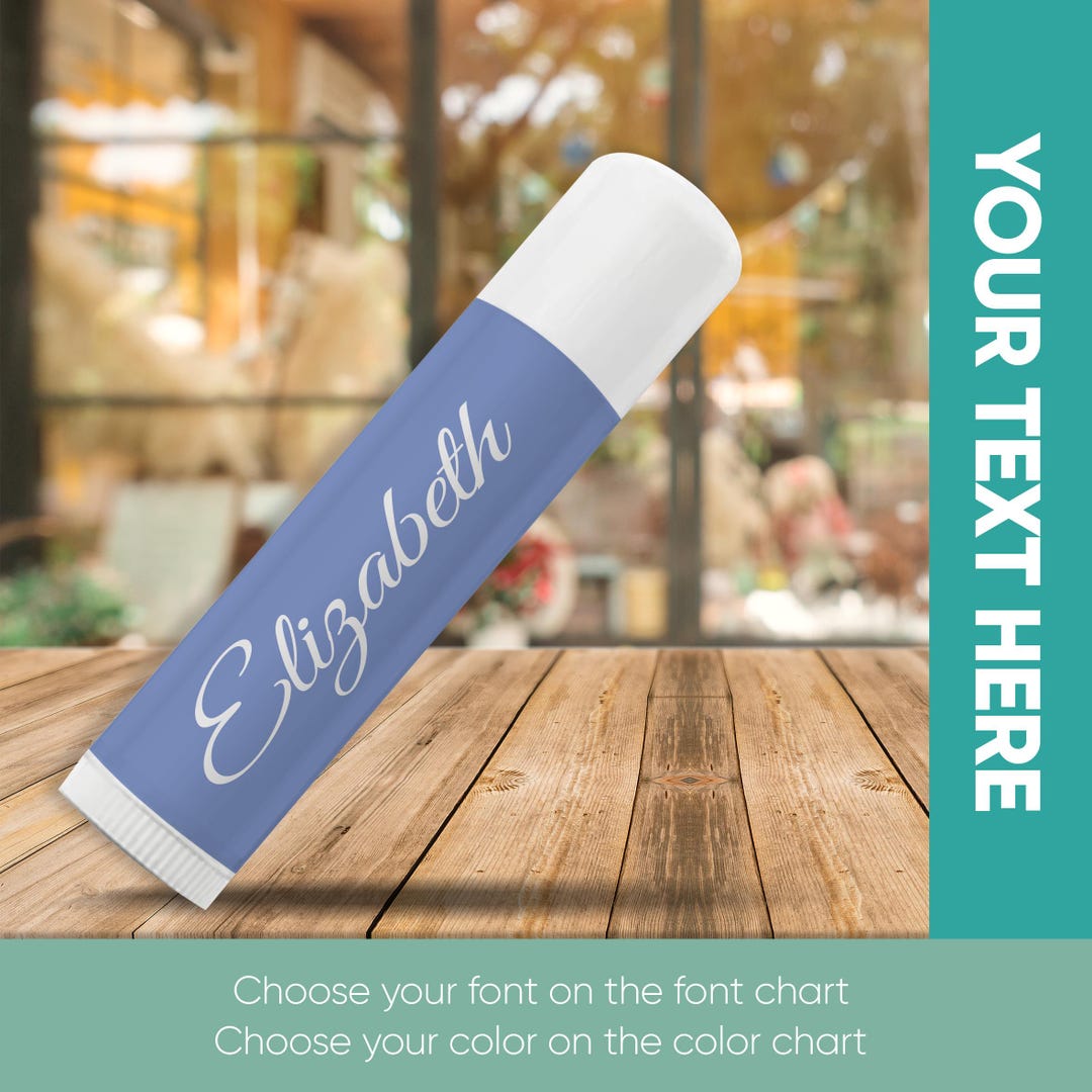 15 Custom Lip Balm Label Stickers Bulk Personalized Lip Gloss Label ...