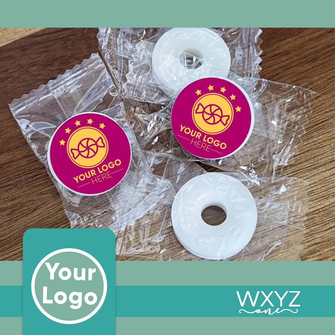 Personalized Life Savers Candy Sticker Bulk Custom Round or Tag Label ...