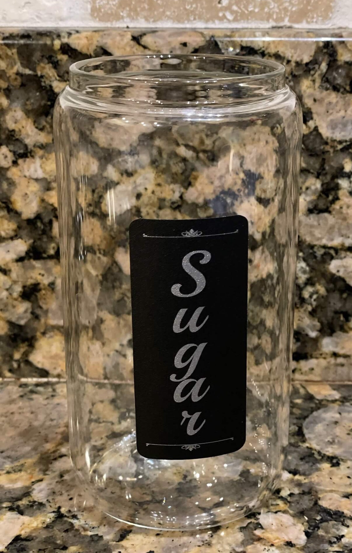 Customized Textured Ornate Chalkboard Sticker Bulk Pantry Organize ...