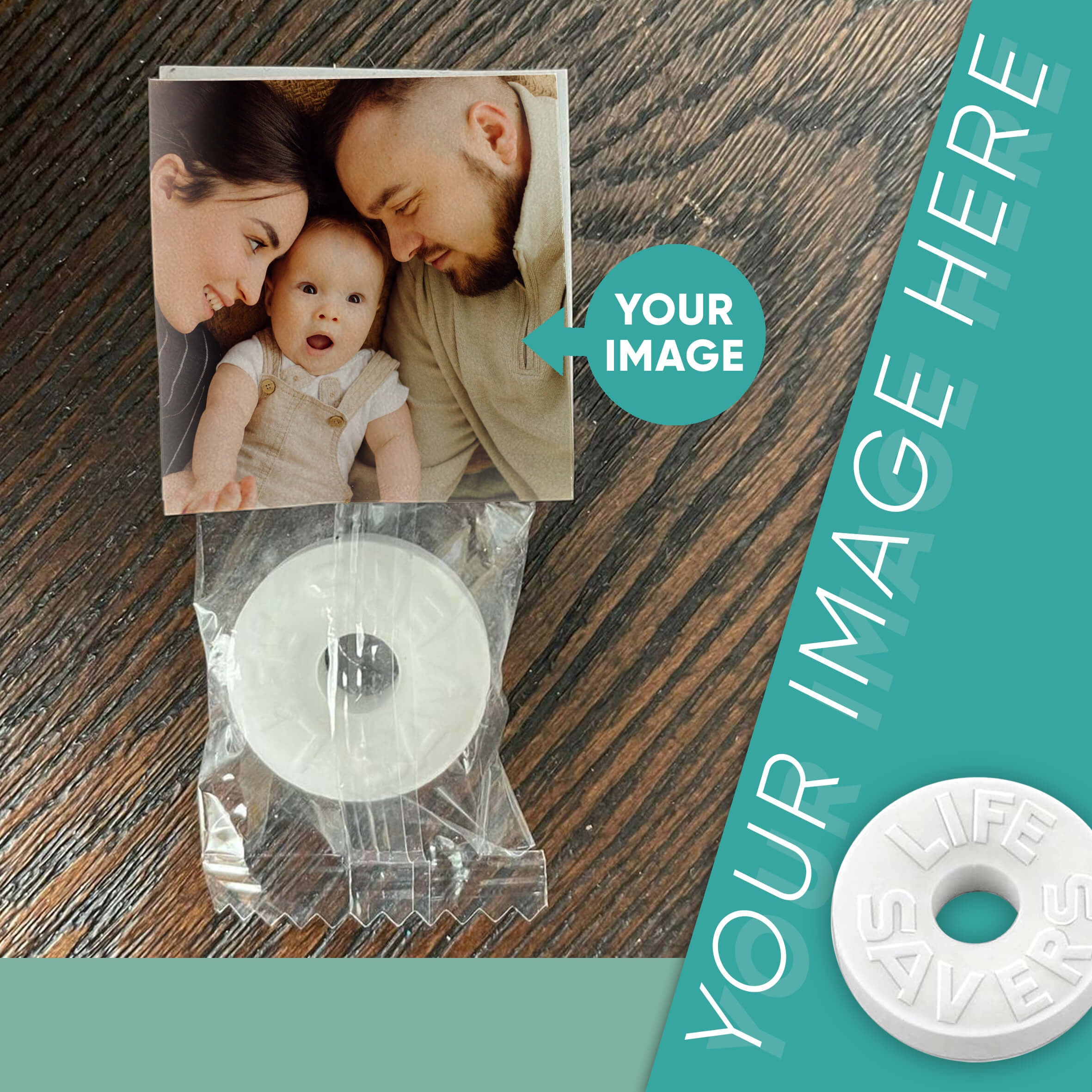 Personalized Life Savers Candy Sticker Bulk Custom Round or Tag Label ...