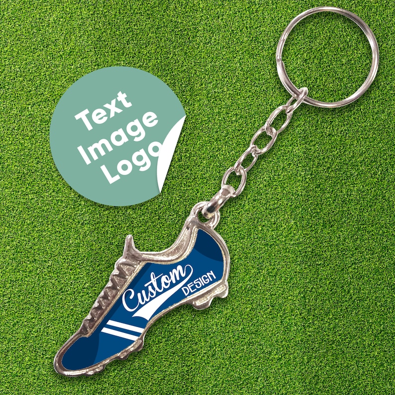 Personalized Metallic Football Boot Keychain, Custom Soccer Gift - Etsy