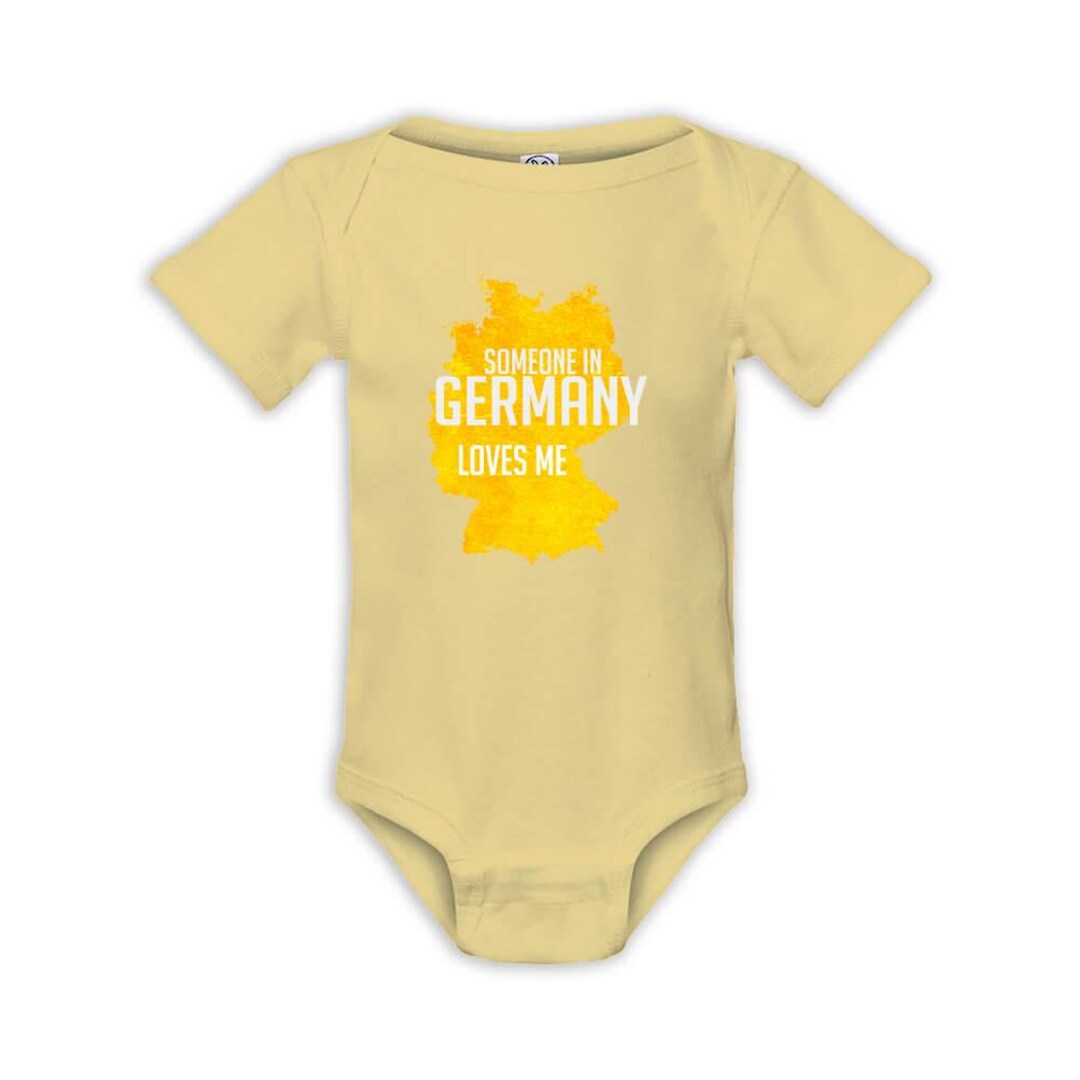 Someone in Germany Loves Me Baby Bodysuit Gift for Kids Children Family ...