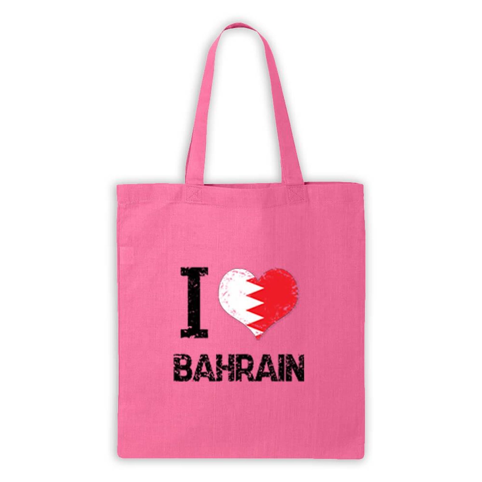 I Love Bahrain Standard Tote Bag Heart Flag Country Crest Gift Bahraini ...