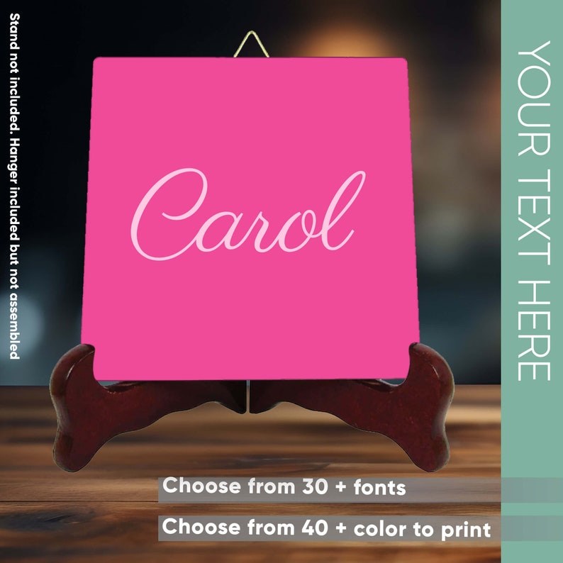 Personalized Ceramic 4"x4" Tile Customized Decorative Photo Pet ...