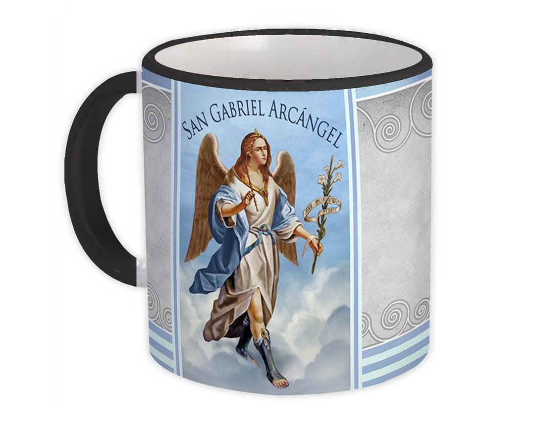 San Gabriel Arcangel Mug Gift Catolica Catolico Santo Religiosa - Etsy