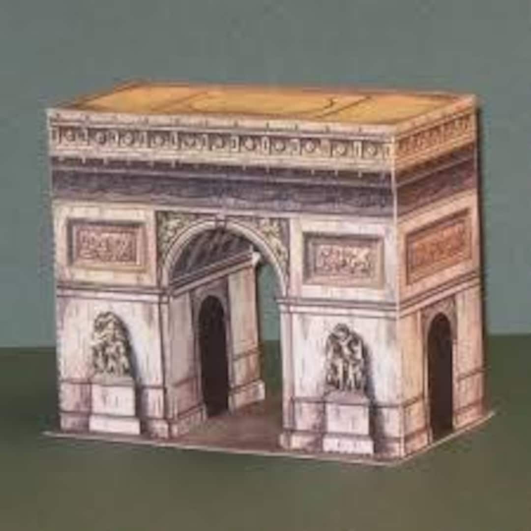 Arc De Triomphe Paper Craft Model: DIY Activity (digital Download) - Etsy