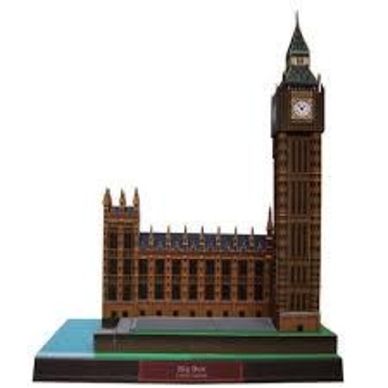 Paper Craft Big Ben DIY Gifts for Kids Birthday Gifts Paper Toys Paper ...