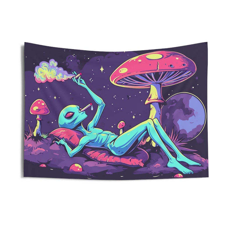 Trippy Tapestry - Etsy