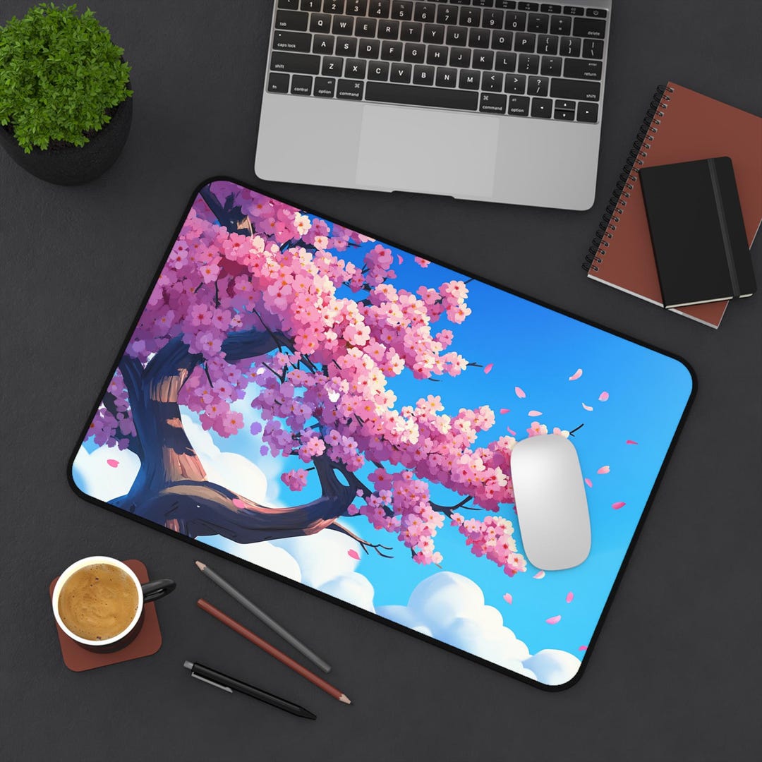 Cherry Blossom Gaming Mouse Pad - Etsy