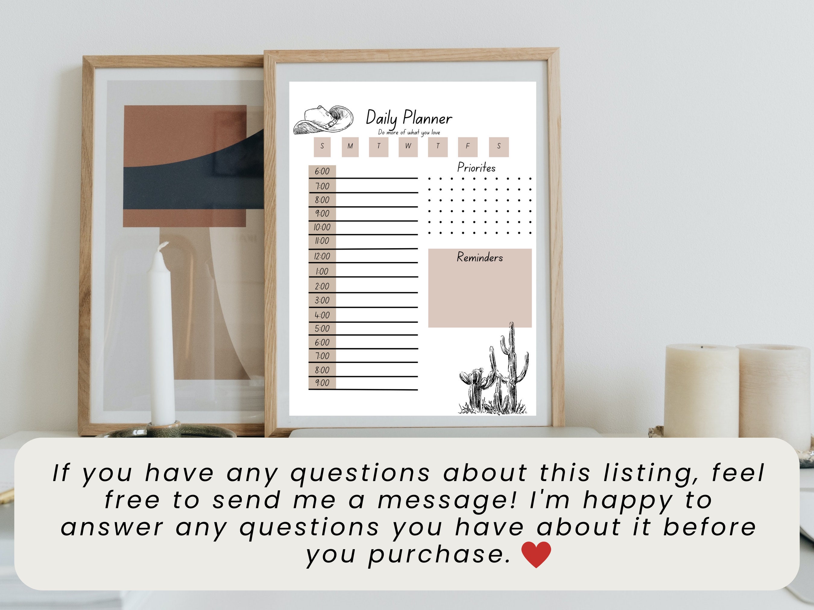 Western Daily Planner/ Digital Download/ Printable/ Daily Planner ...