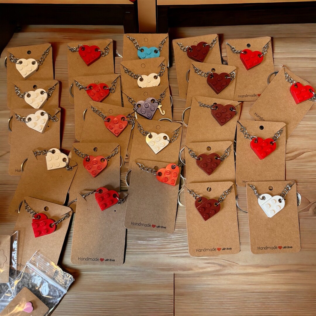 Authentic LEGO Keychain Brick Keychain Friendship Gift Best Friend ...