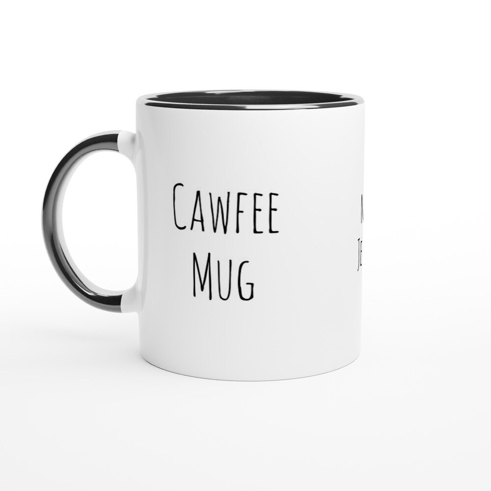 Customizable cawfee Mug, 11 Oz Ceramic Coffee Cup With New Jersey Humor ...