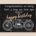 Harley-davidson Birthday Card, Personalize This Motorcycle Card or ...