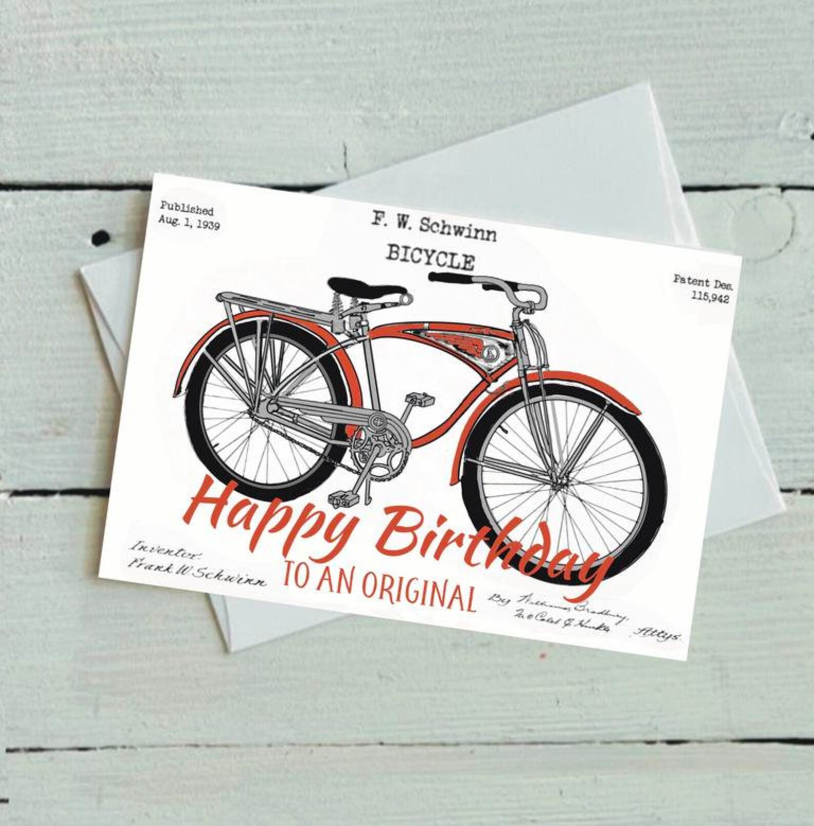 Bicycle Birthday Card, Great Cyclist Birthday Card for Husband, Dad ...