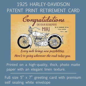 Harley Davidson Retirement Card: Motorcycle Congratulations, Free to ...
