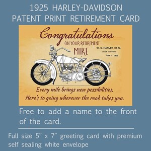 Harley Davidson Retirement Card: Motorcycle Congratulations, Free to ...
