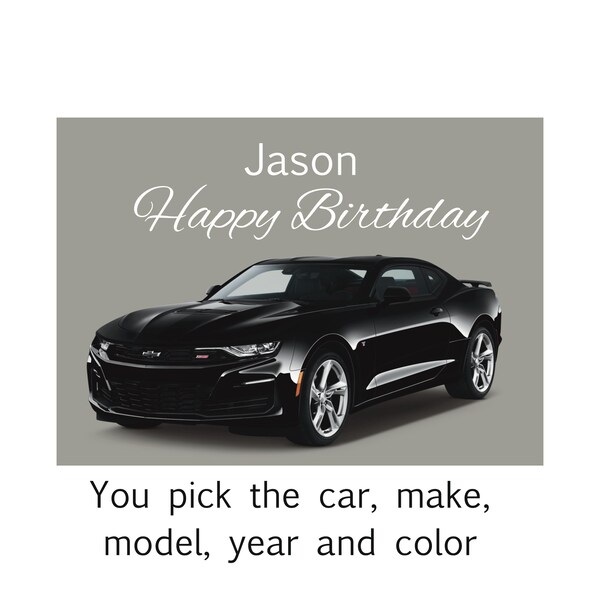 Car Greeting Cards - Etsy