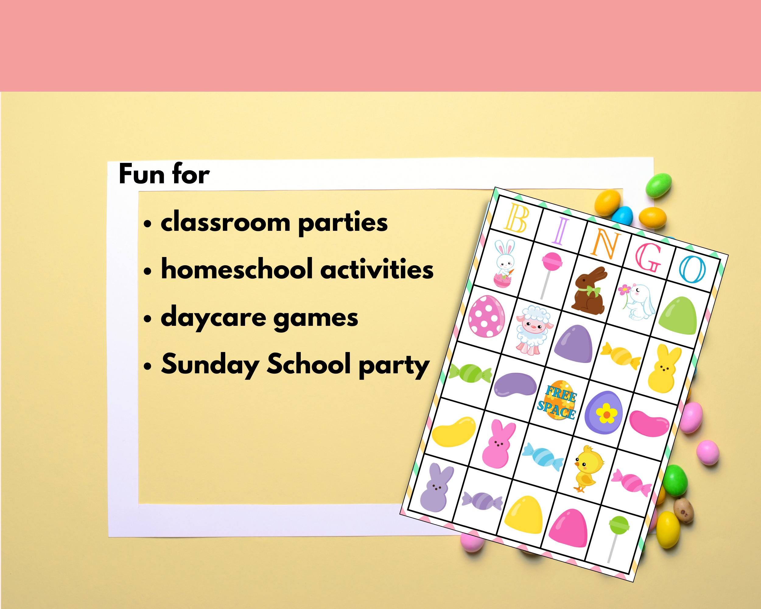 Easter BINGO Printable, Easter Games PRINTABLE, Easter Classroom Game ...