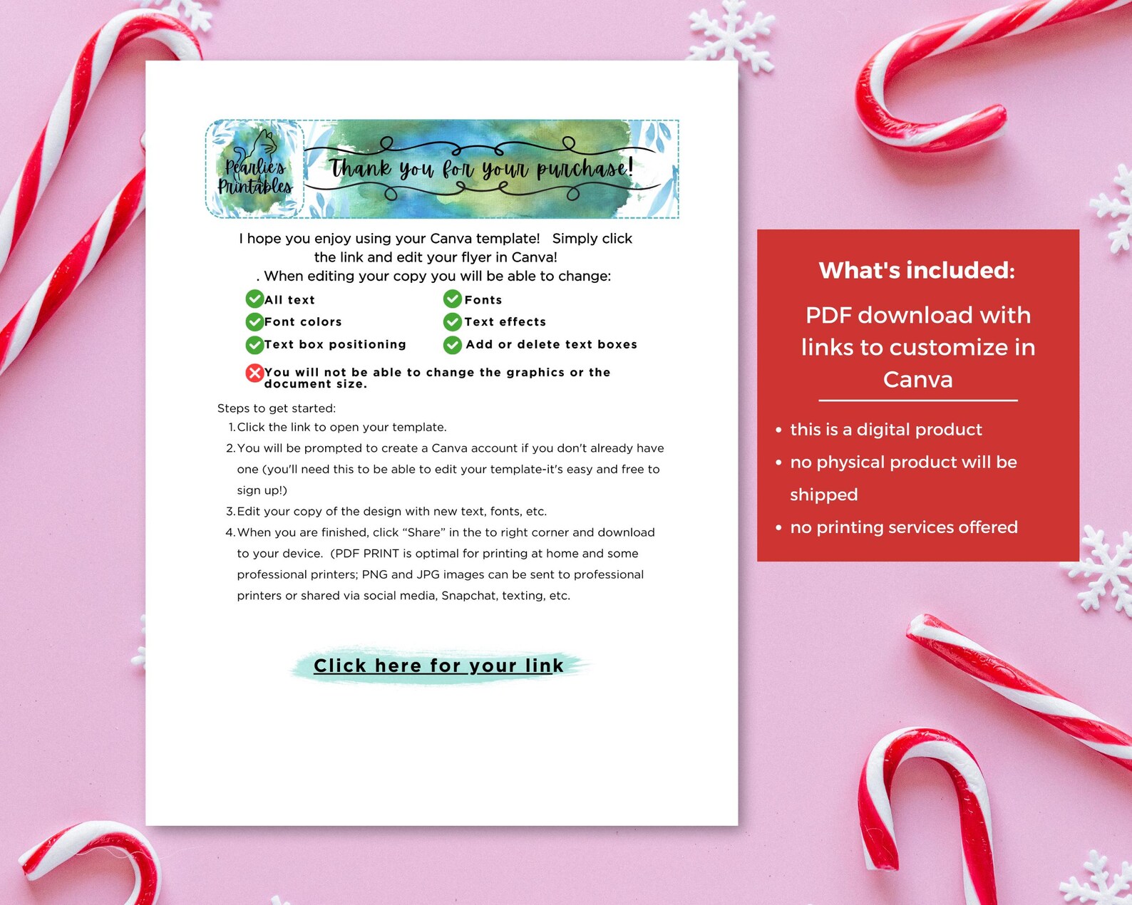 Holiday Gift Wrap Fundraiser Flyer - Editable Template for School ...