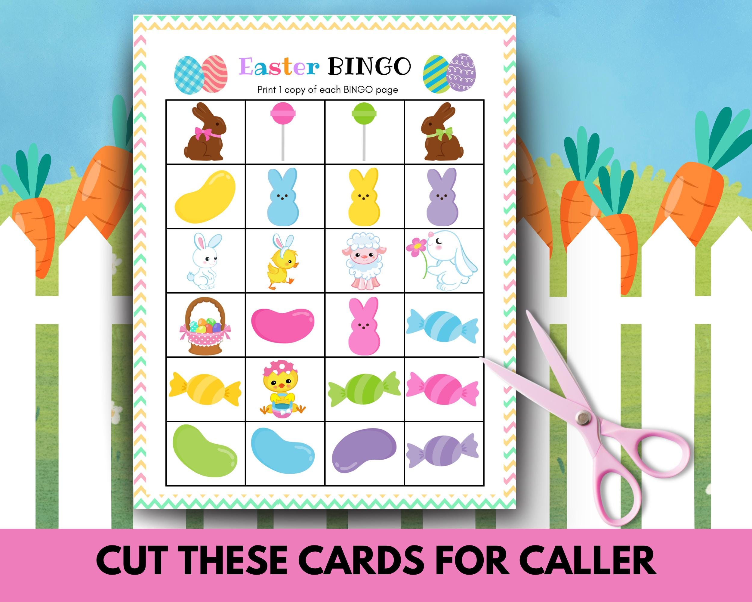 Easter BINGO Printable, Easter Games PRINTABLE, Easter Classroom Game ...