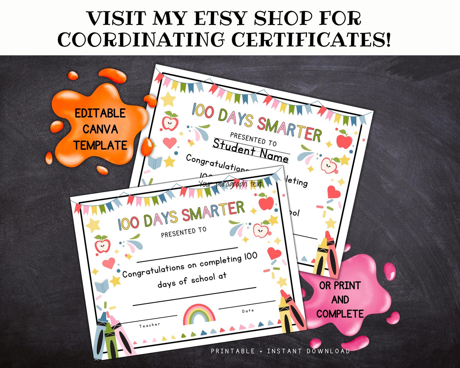 100th Day of School Activities, 100 Day Worksheets, Word Search, 100th ...