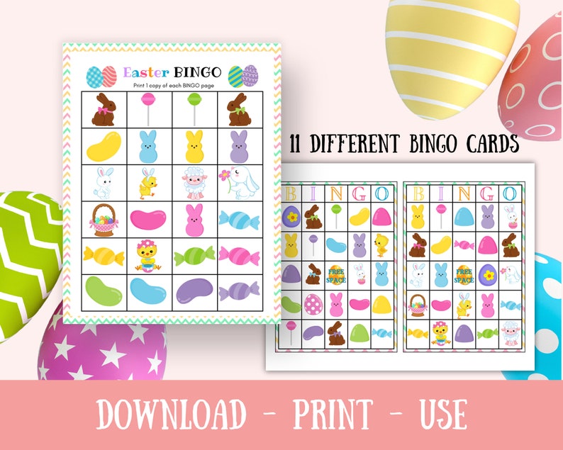 Easter Printable Games Bundle: Bingo, Riddles, Would You Rather, I Spy ...