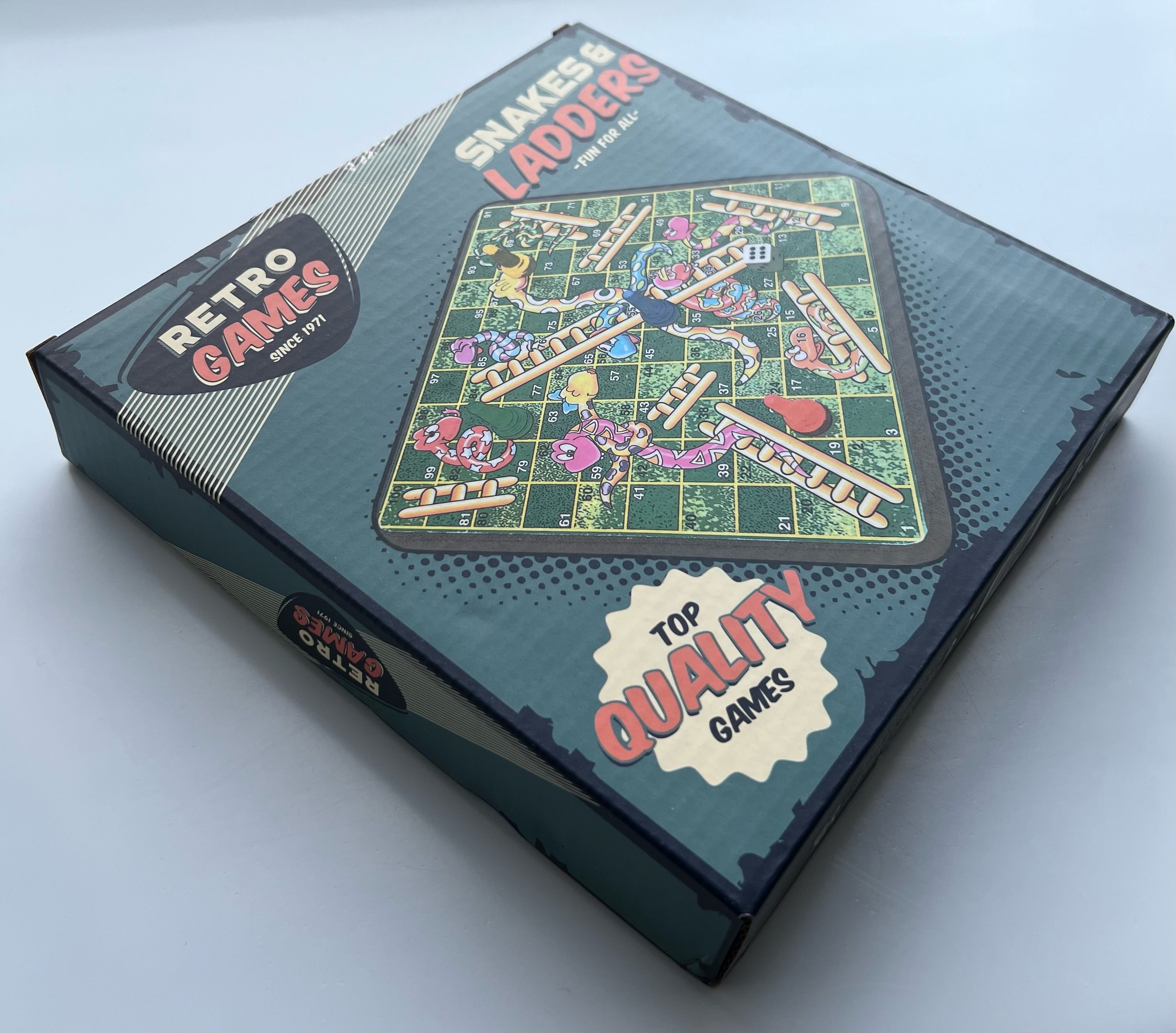 Retro Wooden Snakes and Ladders Game - Etsy
