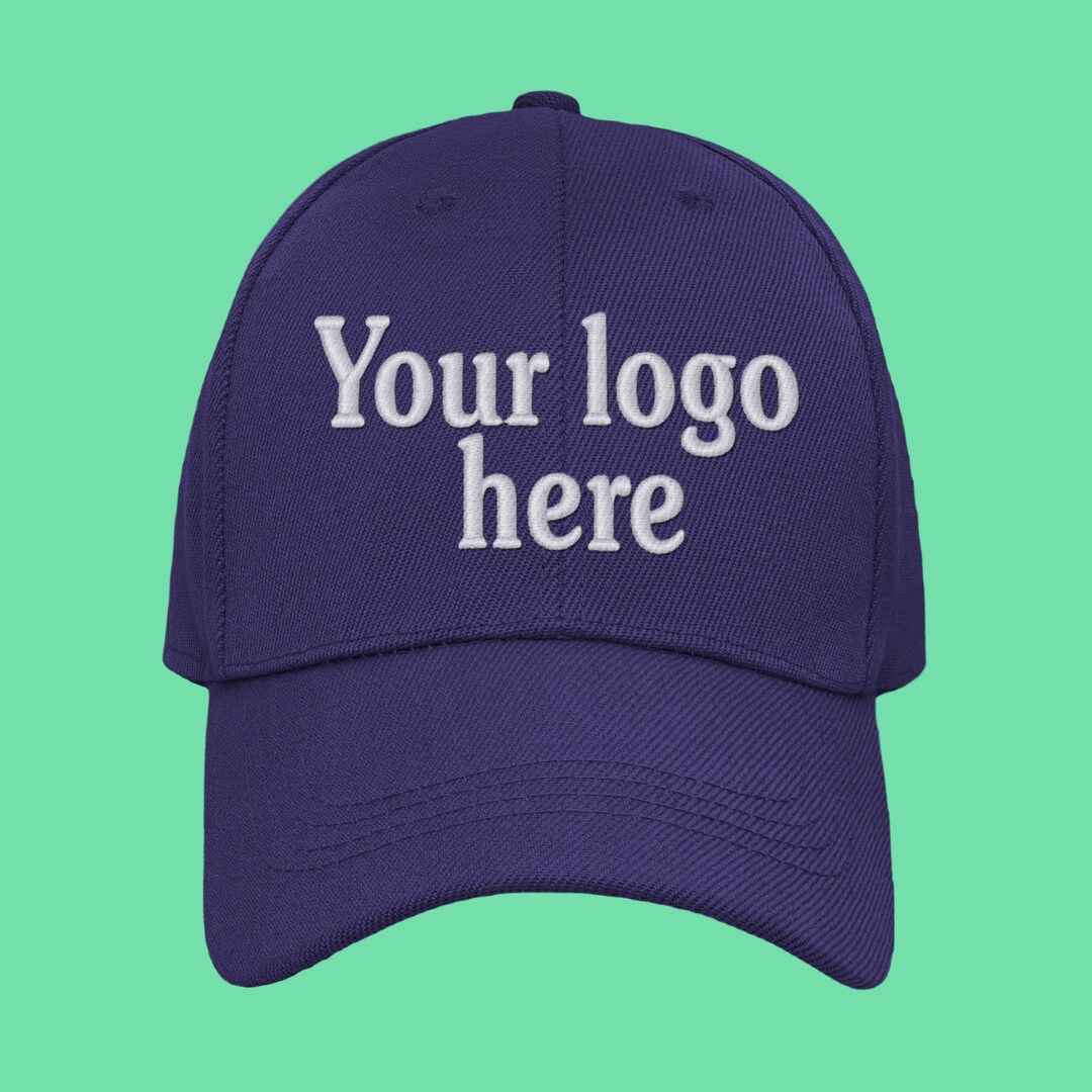Custom Embroidered Hat, Personalized Dad Hat, Embroidered Logo Baseball ...