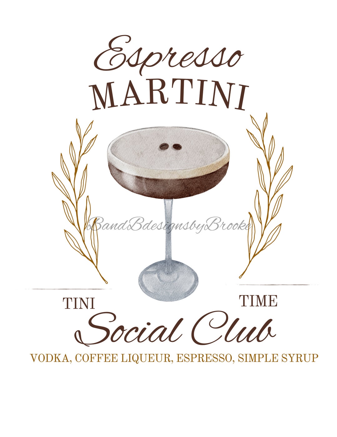 Sip in Style: Girls' Fashion Meets Espresso Martini Magic With Our PNG ...