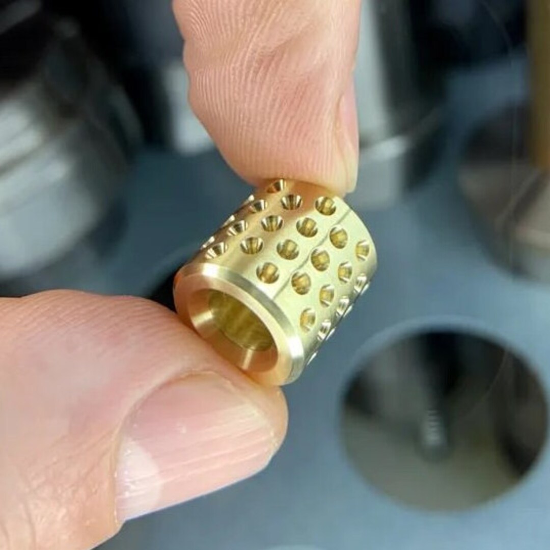 MINI SUPPRESSOR Lanyard Bead, Brass - Etsy