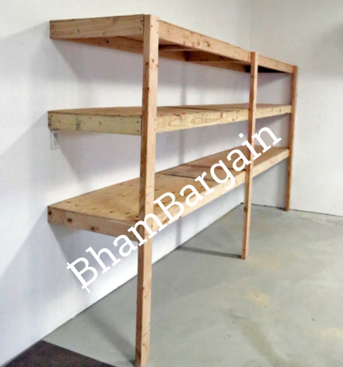 Easy DIY Garage Shelf Plan - Easy Guide to Building Garage Shelves! - Etsy