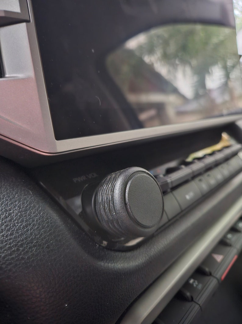 2022-2024 Toyota Tundra Sequoia Replacement Volume Knob Black Matte ...